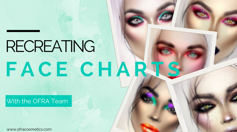 Recreating Face Charts with the OFRA Team – Ofra Cosmetics